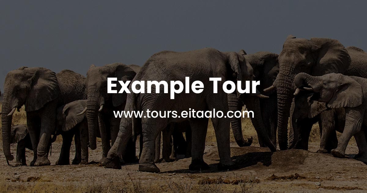 Example Tour - Eitaalo Tours